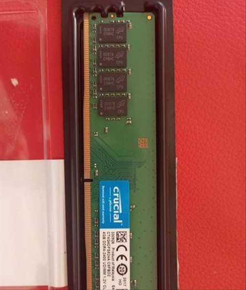 DDR4 4 Гб 2400 CL17 Crucial Value CT4G4DFS824A