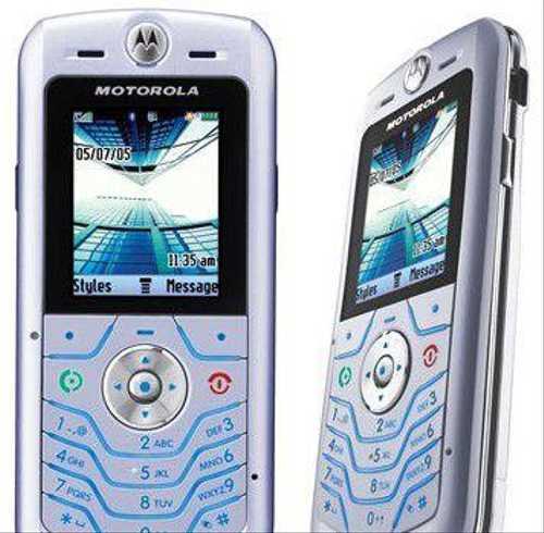 Motorola slvr L6 Silver Новый