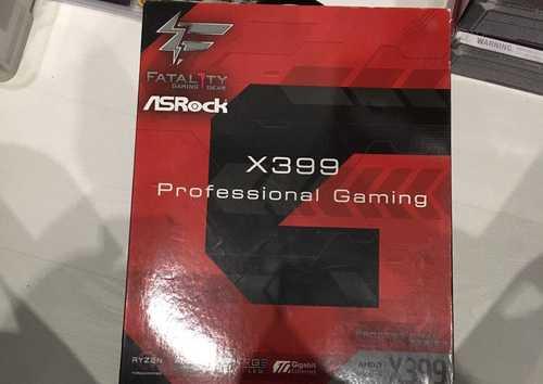 Комплект Asrock X399 professional gaming+ Amd thre