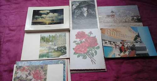 Наборы открыток и почтовых карточек 1930-1995 гг