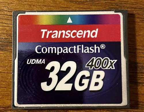 Transcend CF udma 32 GB 400x | Festima.Ru - Мониторинг объявлений