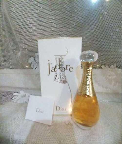 J'adore Dior L'Or, оригинал