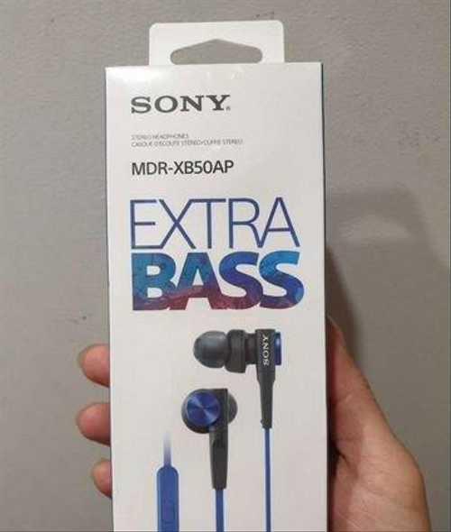 Наушники-вкладыши Sony MDR-XB50AP extra bass