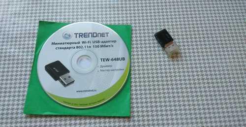Wi-Fi адаптер Trendnet TEW-648UB 150мб/с
