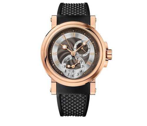 Breguet Marine GMT5857BR/Z2/5 золотые мужские часы