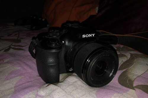 Sony a3500 kit + Nikon 3672