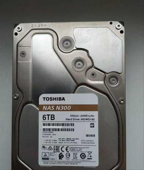 Toshiba hdwg160 NAS N300 для компьютера 6tb