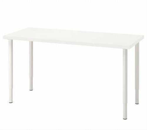 Икеа лагкаптен олов белый стол
