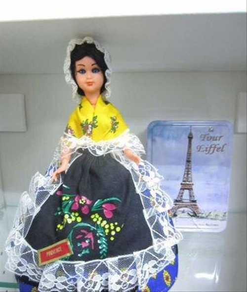 Кукла винтаж Франция в национальном костюме