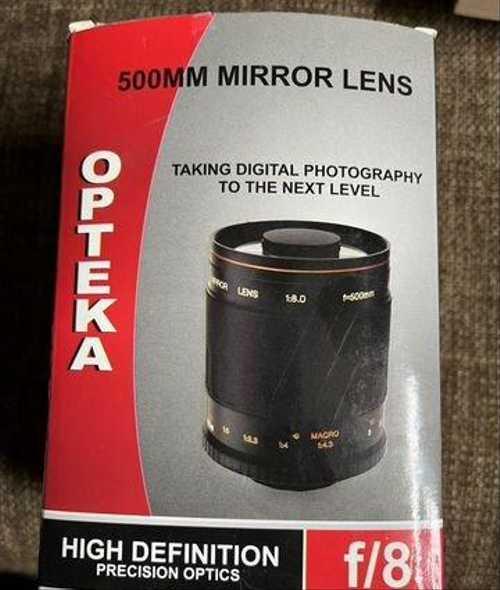 Объектив opteka 500mm Mirrow Lens f/8