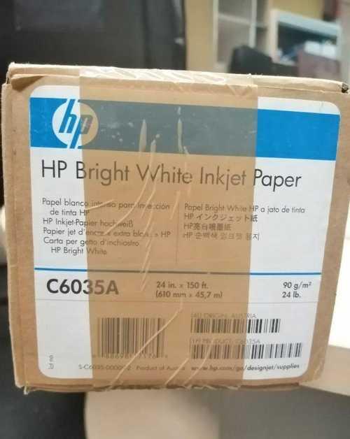 Бумага для широкоформатной печати HP C6035A