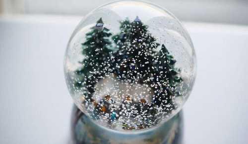 Музыкальный снежный шар Glassglobe