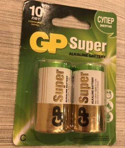 Алкалиновая батарейка GP Super alkaline