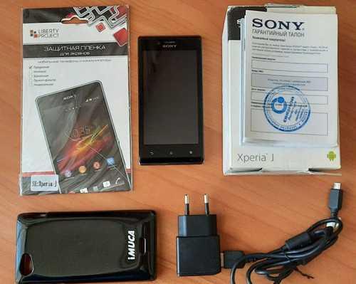 Смартфон Sony Xperia J (ST26i) Белый
