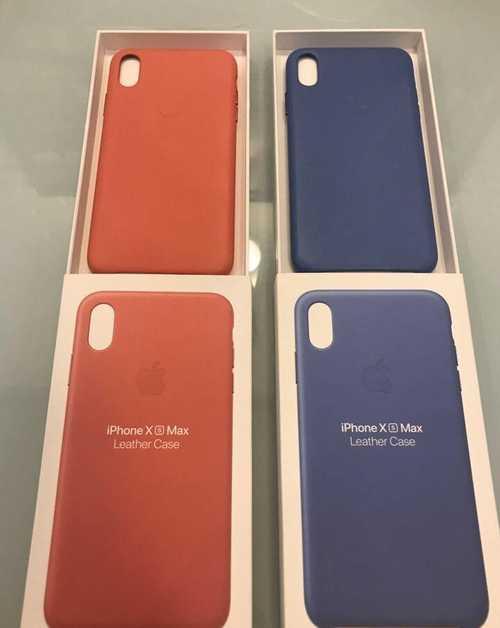 Apple Leather case iPhone X / Xs, Xs Max оригинал