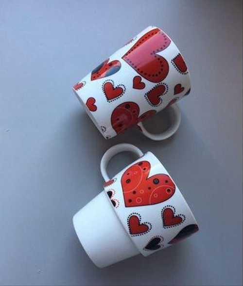 Чайные пары / Парные чашки с сердечками для двоих