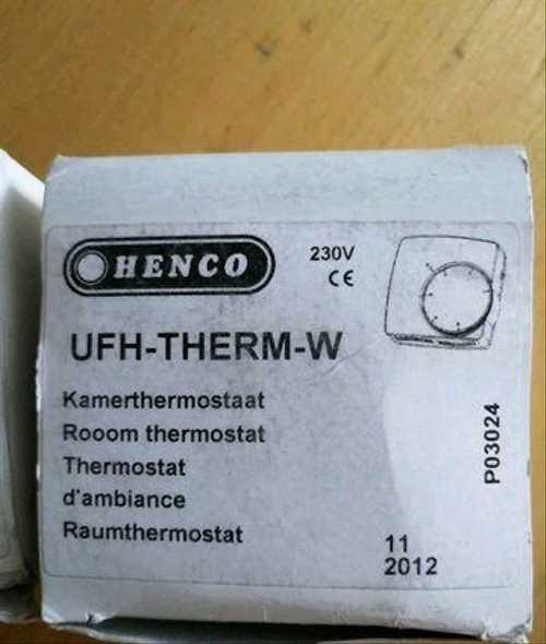 Комнатный термостат, 230 В Henco UFH-therm-W | Festima.Ru - Мониторинг ...
