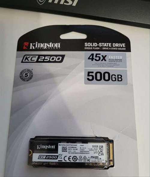 Ssd m2 kingstone 500g