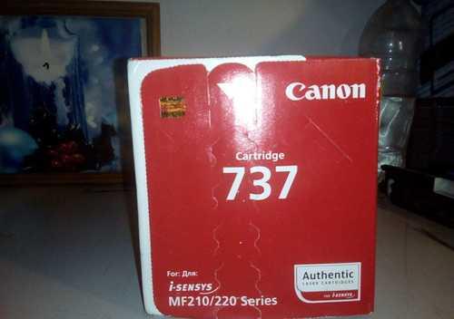 Оригинальный лазерный картридж Canon 737