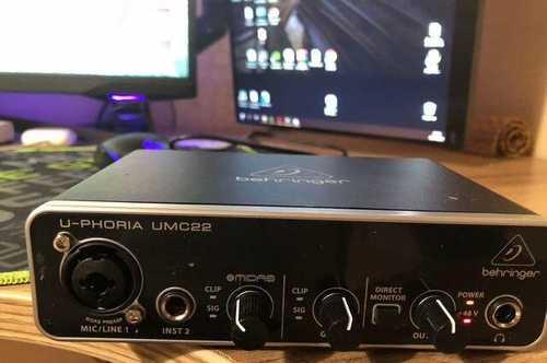 Внешняя звуковая карта behringer u phoria umc22 обзор