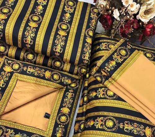 Постельное белье с одеялом Versace premium