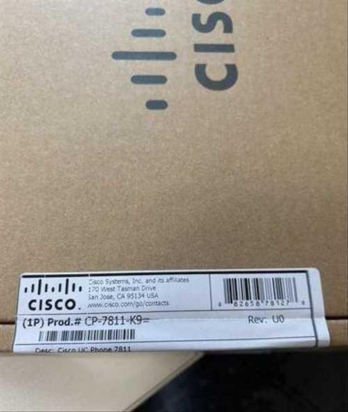 Проводной IP-телефон Cisco CP-7811-K9 200шт