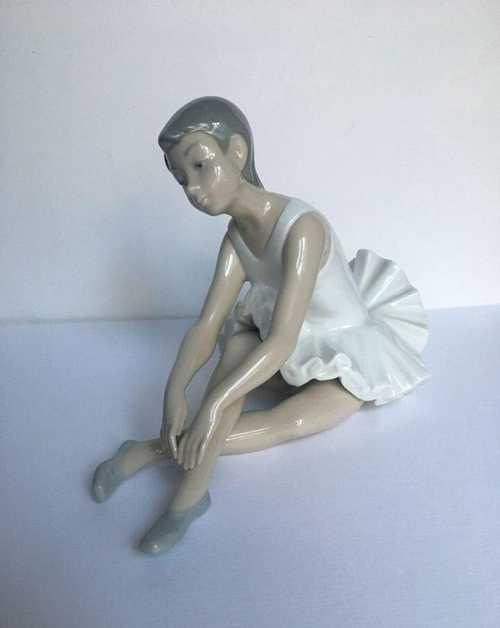 Балерина нао от lladro фарфоровая статуэтка
