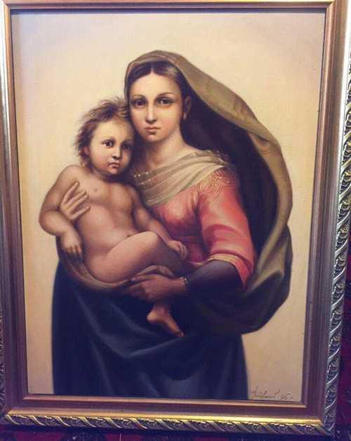 Картина Мадонна с младенцем художника Ржевского