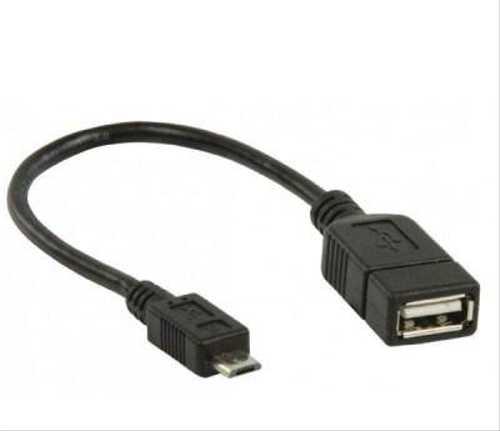 Переходник OTG Micro USB на USB 10см