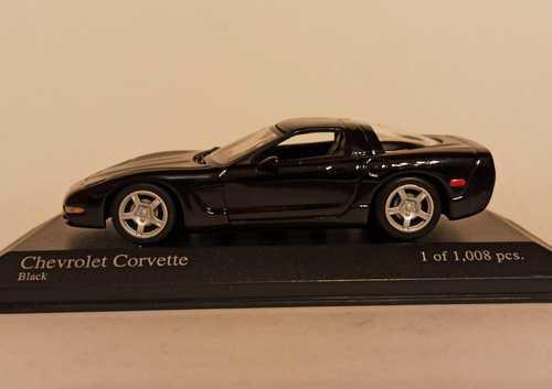 Chevrolet Corvette C5 Black 1:43 Minichamps