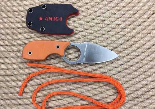Нож Amigo Z D2 Satin Orange G10 Kizlyar Supreme