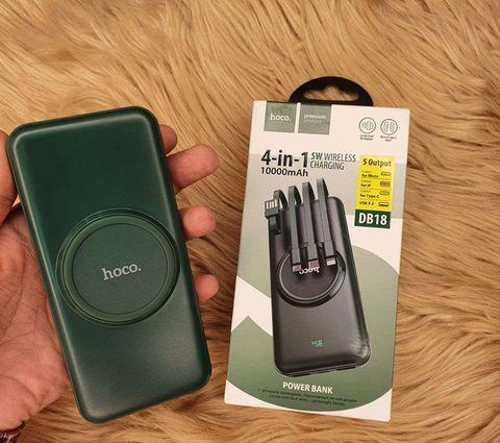 Повер банк Hoco 4 in 1 10.000mAh