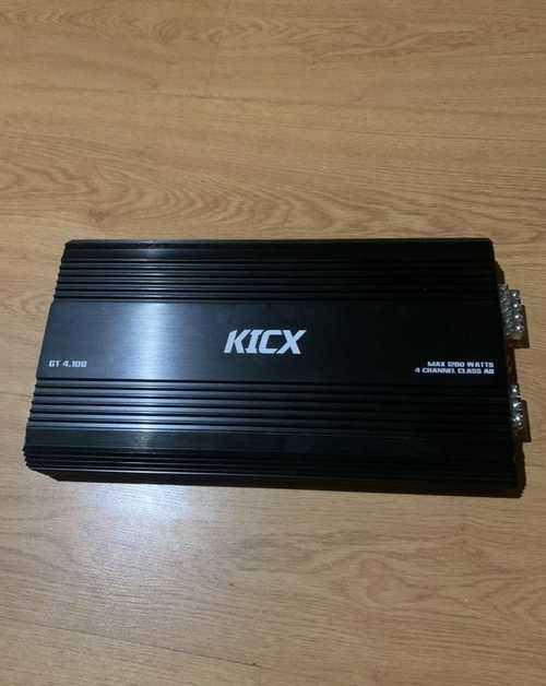 Усилитель kicx gt 4.100 в рабочем состоянии