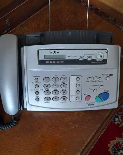 Новости банк факс. Brother Fax-335.