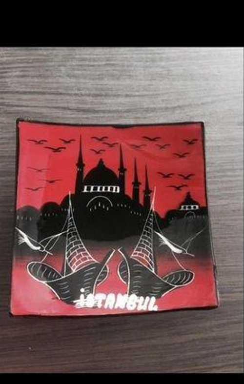 Картина - тарелка из Стамбула "Istanbul"
