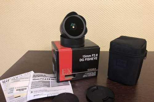 Sigma AF 15mm F/2.8 EX DG Diagonal Fisheye (Canon)
