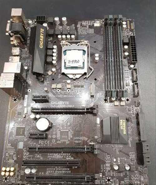 Комплект z270 + i7 7700