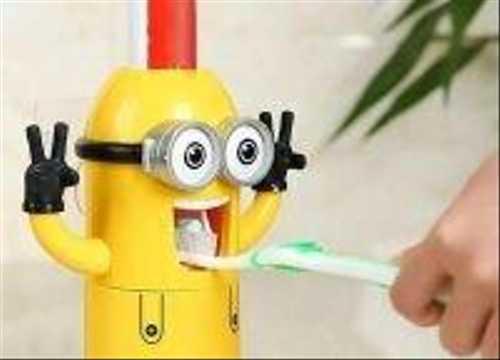 Детский авто-дозатор для зубной пасты