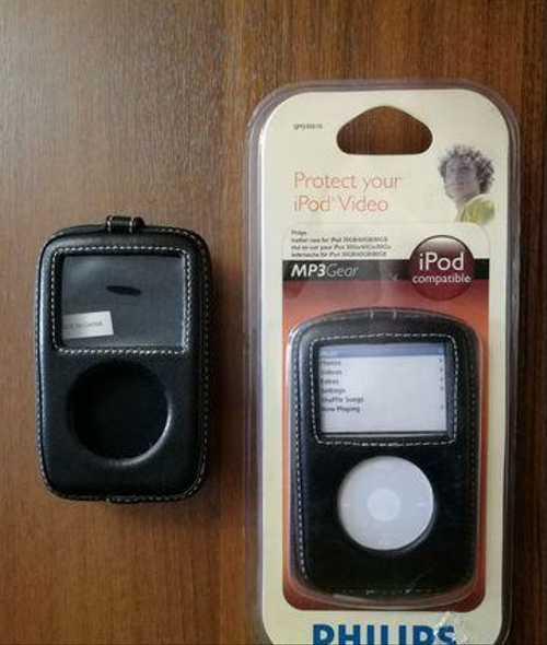 Чехол Philips SJM3303/10 Leather Case for iPod Vid