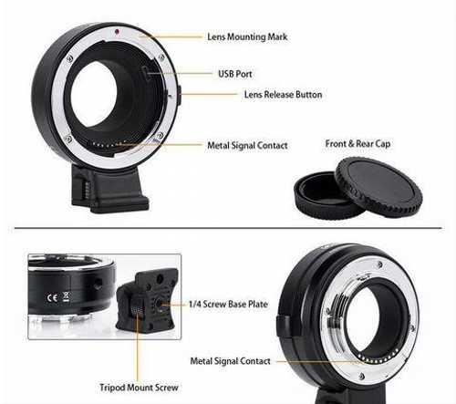 Commlite CM-EF-FX (Canon EF/EF-S - Fujifilm FX-Mou