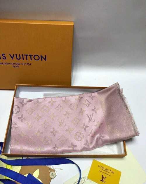 Палантин Louis Vuitton с люрексом шаль луи витон