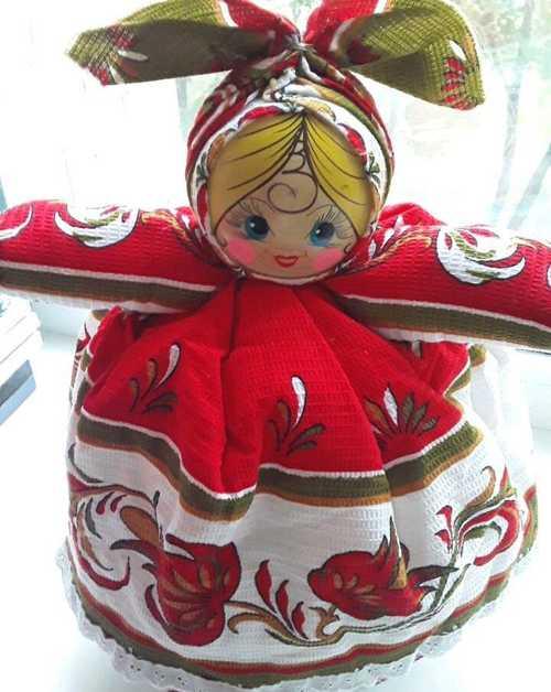 Кукла -грелка на чайник