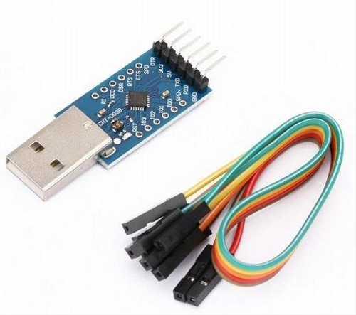 Конвертер USB-TTL CP2104 RS232 расширенная версия