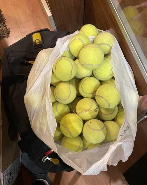 Теннисные мячи б/у