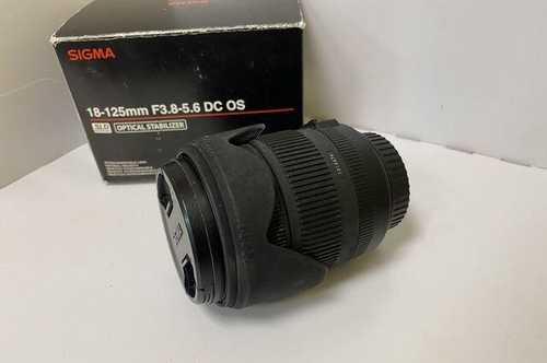Объектив Sigma AF 18-125mm f/3.8-5.6 южное 41