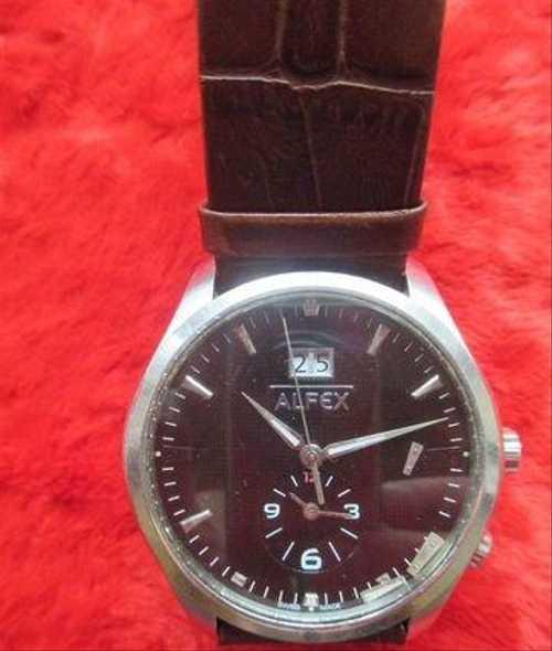 Часы мужские кварцевые "alfex 5562/308" Швейцария