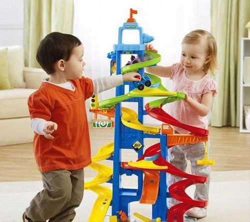 Городская автотрасса "Небоскреб". Fisher Price