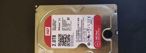 Продам HDD 2Tb wd Red WD20efrx