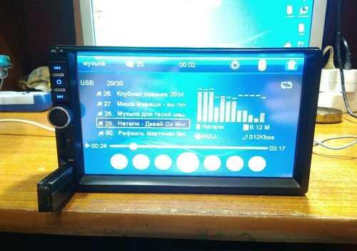 Продам 2din магнитолу с BT и пультом