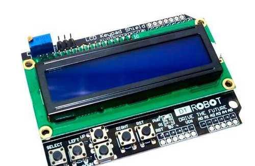 Дисплей 1602 LCD Keypad Shield Module